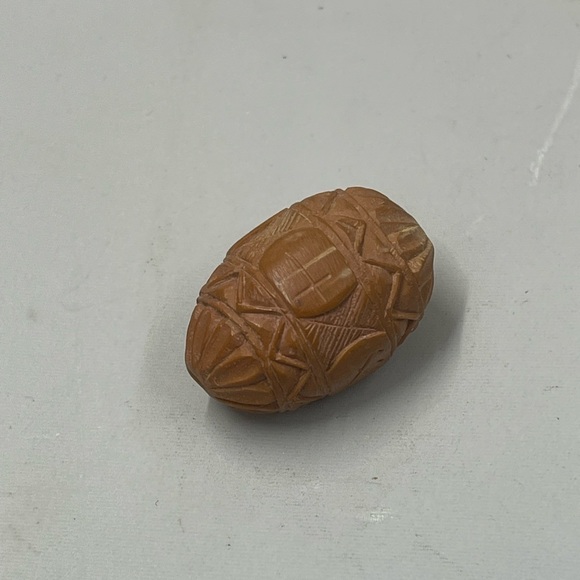 Jewelry | Antique Chinese Hand Carved Hediao Nut Bead Peach Pit Faces ...